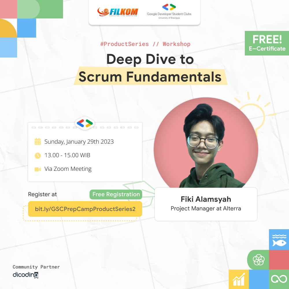 #ProductSeries Workshop: Deep Dive to Scrum Fundamentals - Dicoding Indonesia