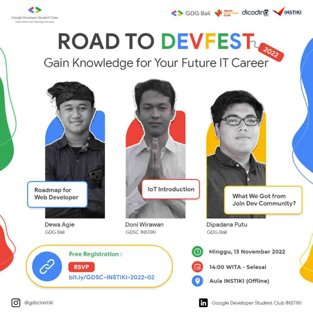 Road to Devfest INSTIKI - Gain Knowledge For Your Future IT Career ...