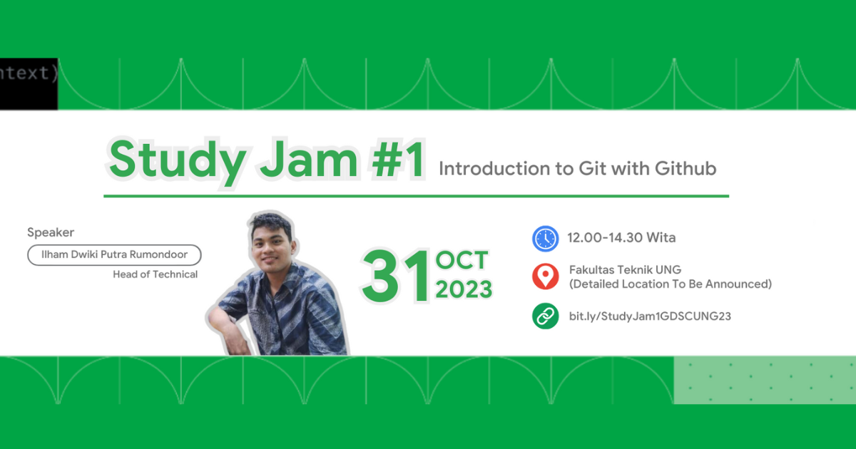 Study Jam #1: Introduction to Git with GitHub - Dicoding Indonesia