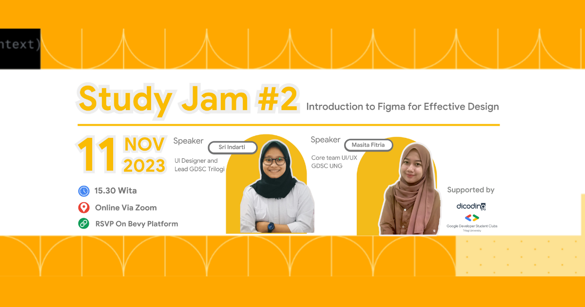 Study Jam #2 : UI/UX Fundamentals : Introducing to Figma for Effective Design - Dicoding Indonesia