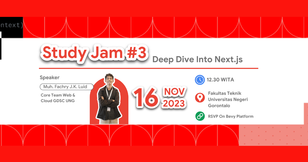 Study Jam #3: Deep Dive Into Next.js - Dicoding Indonesia