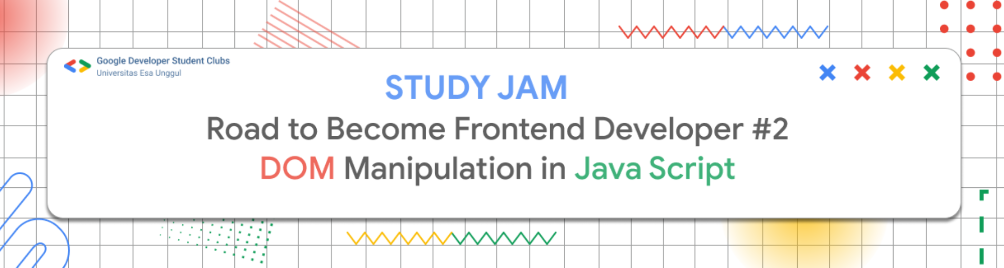 Study Jam - Road to Become Frontend Developer #2: DOM Manipulation in Javascript - Dicoding ...