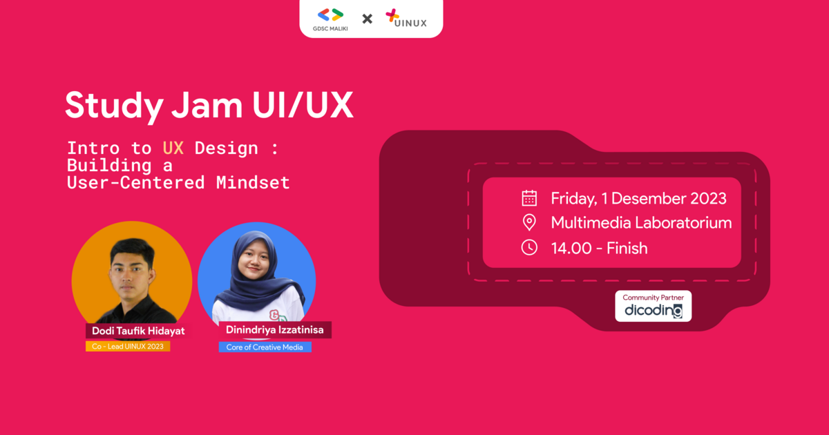 Study Jam UI/UX - Dicoding Indonesia