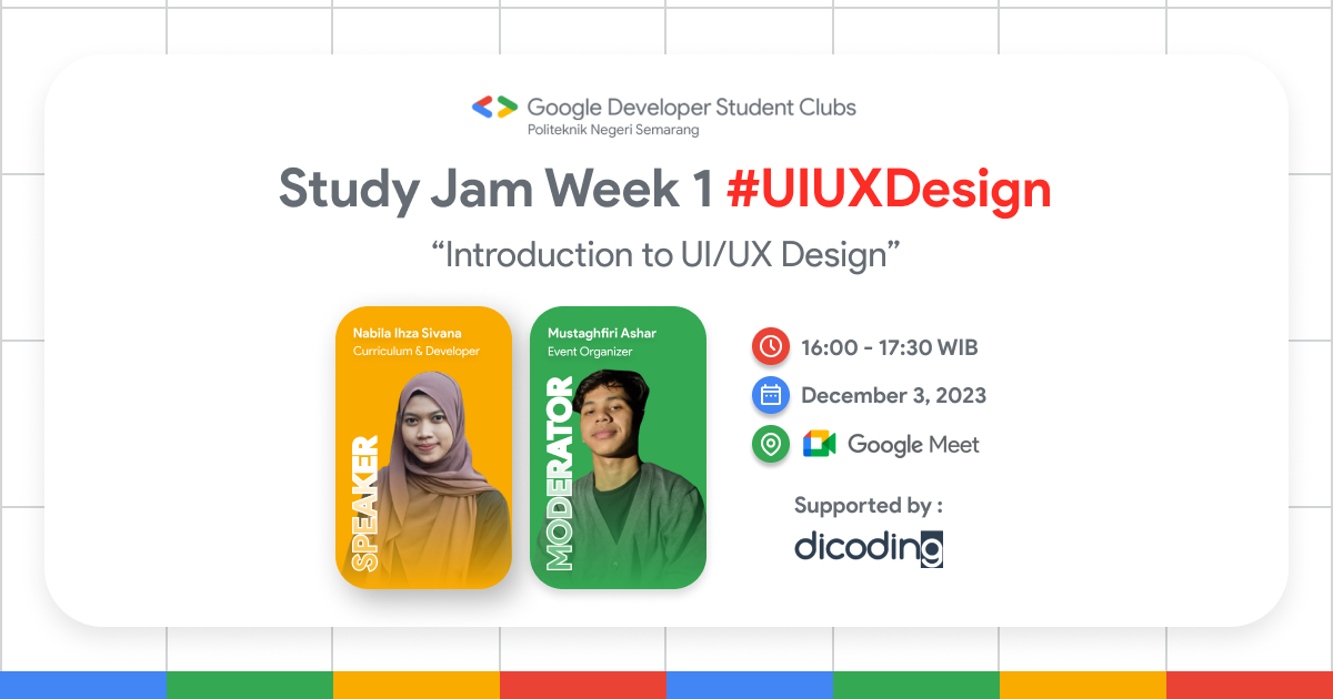Study Jam Week 1 #UIUXDesign - Dicoding Indonesia