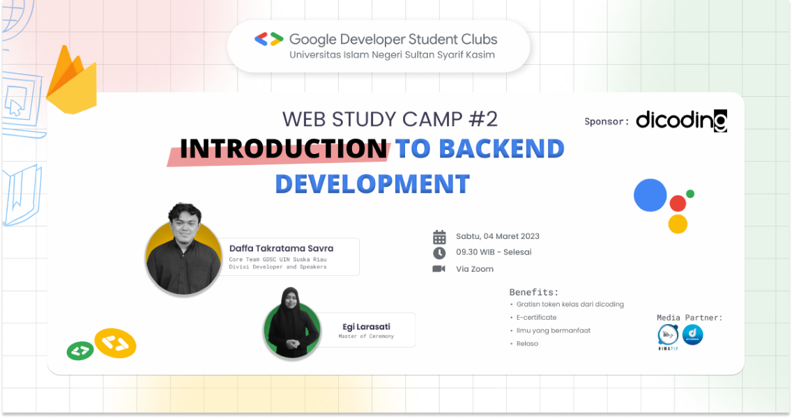 Web Study Camp #2 : Introduction to Backend Development - Dicoding Indonesia