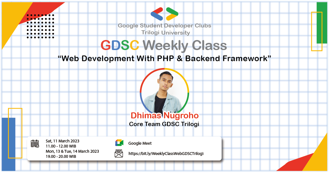 Weekly Class Web Development Web Development With Php And Backend Framework Dicoding Indonesia